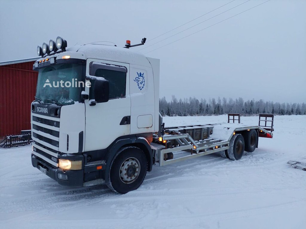 Scania R124G 420 autotransporter