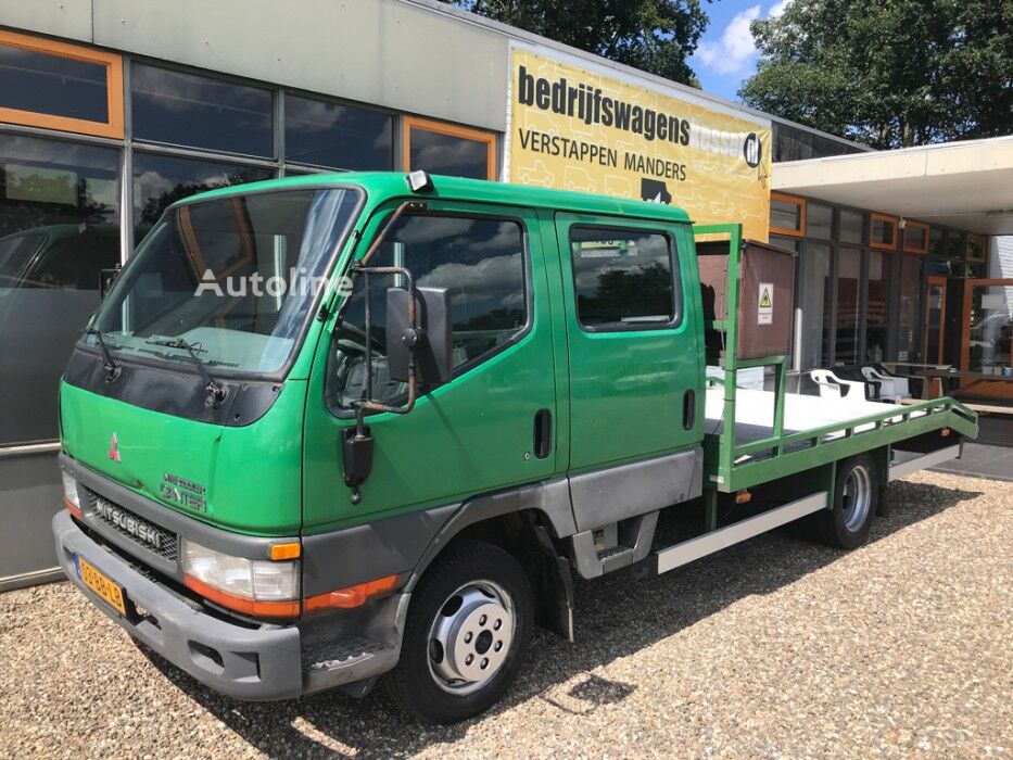 Mitsubishi Canter FB634 3.0 TD DC 7-Pers Oprijwagen Machinetransporter Trek autotransporter