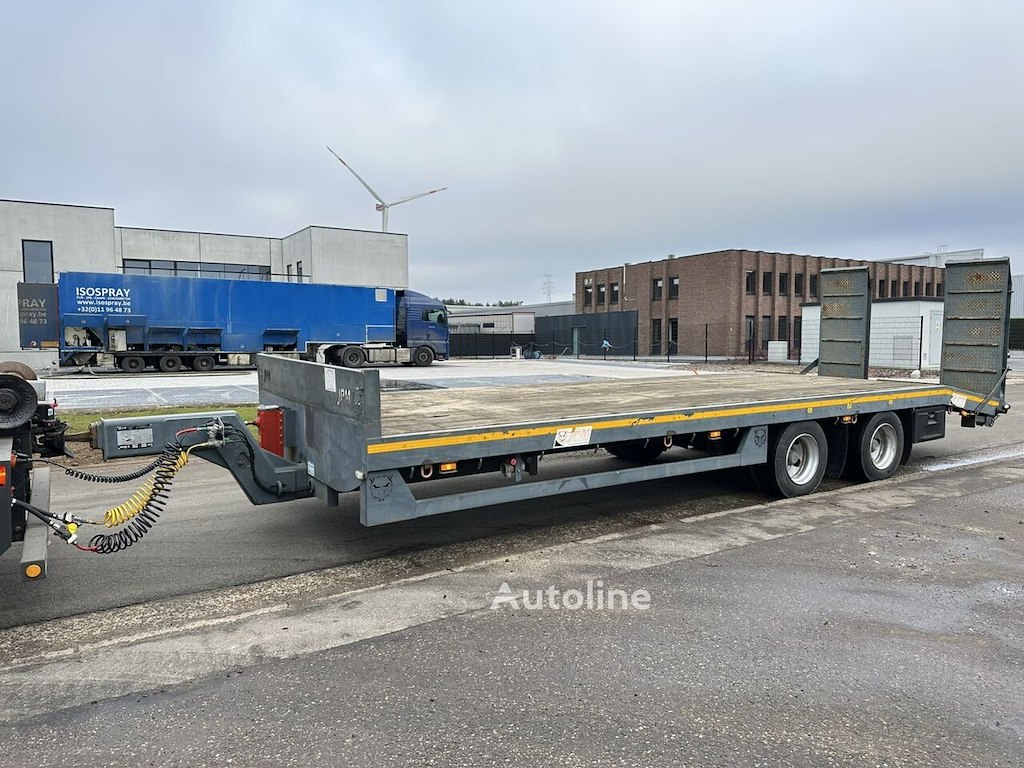 JPM 17T LOWLOADER / DIEPLADER - STEEL SPRING / BLADVERING / LAMES / prikolica sa niskom platformom