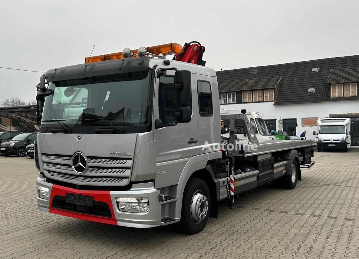 Mercedes-Benz Atego 1224 Schiebeplateau Omars Kran, Brille, E6 šlep auto