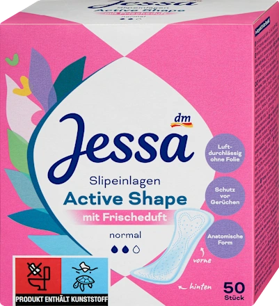 Jessa
ACTIVE SHAPE dnevni ulošci sa mirisom – Normal, 50 kom