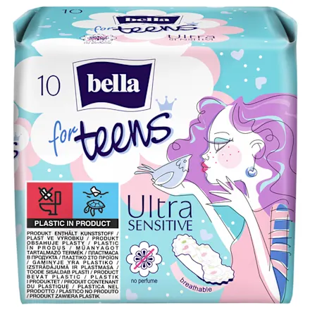 bella for teens
teens Ultra SENSITIVE - ciklusni ulošci, 10 kom