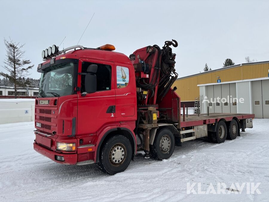 Prodaje se Scania R124GB NB400 kamion platforme na aukciji