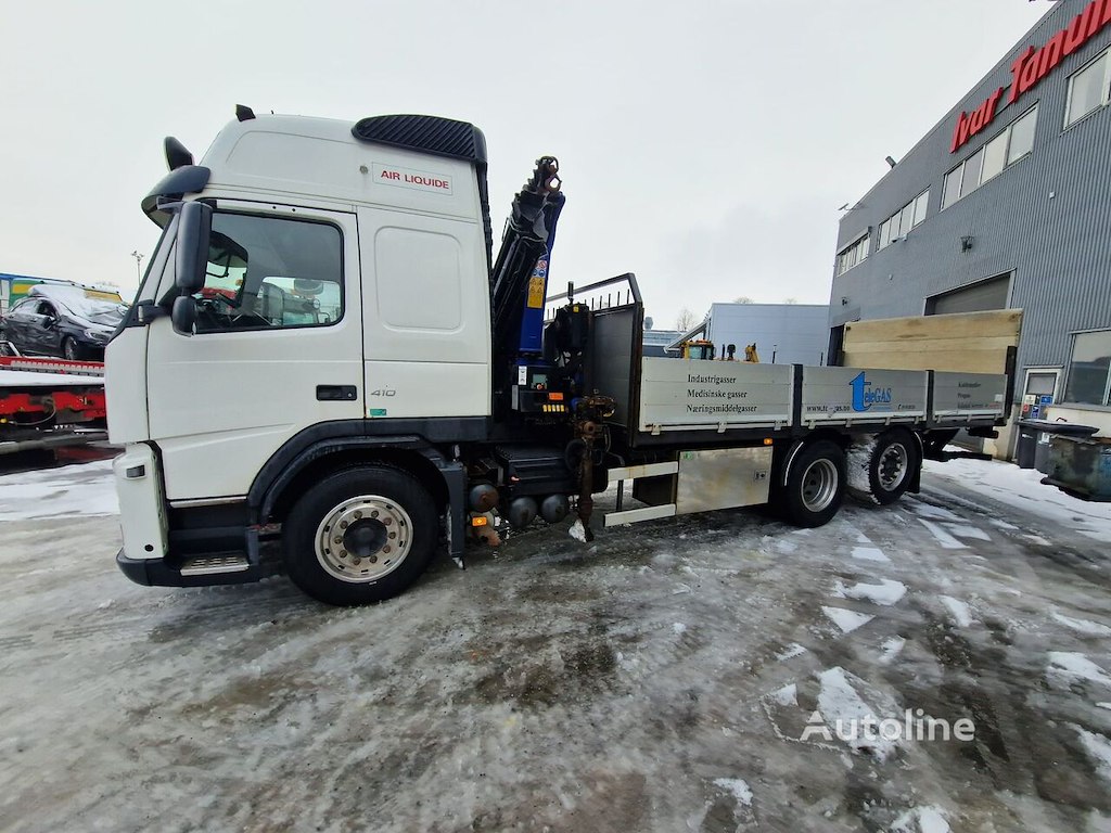 Volvo FM410 6x2 12,5t crane kamion platforma