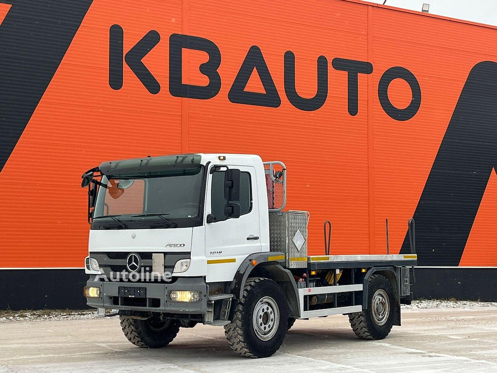 Mercedes-Benz Atego 1018 4x4 ONLY 18844 km ! / FULL STEEL / DRUM BRAKES / PLAT kamion platforma