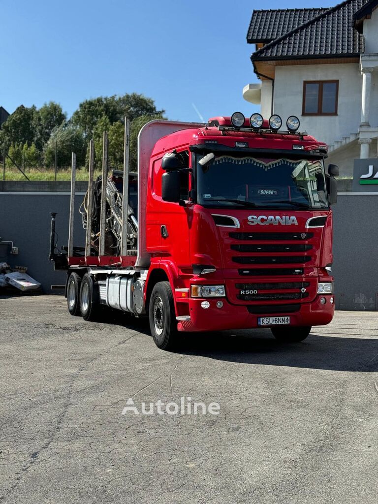 Scania R500 do drewna do lasu Holztransporte Timber Truck kamion za prevoz drva