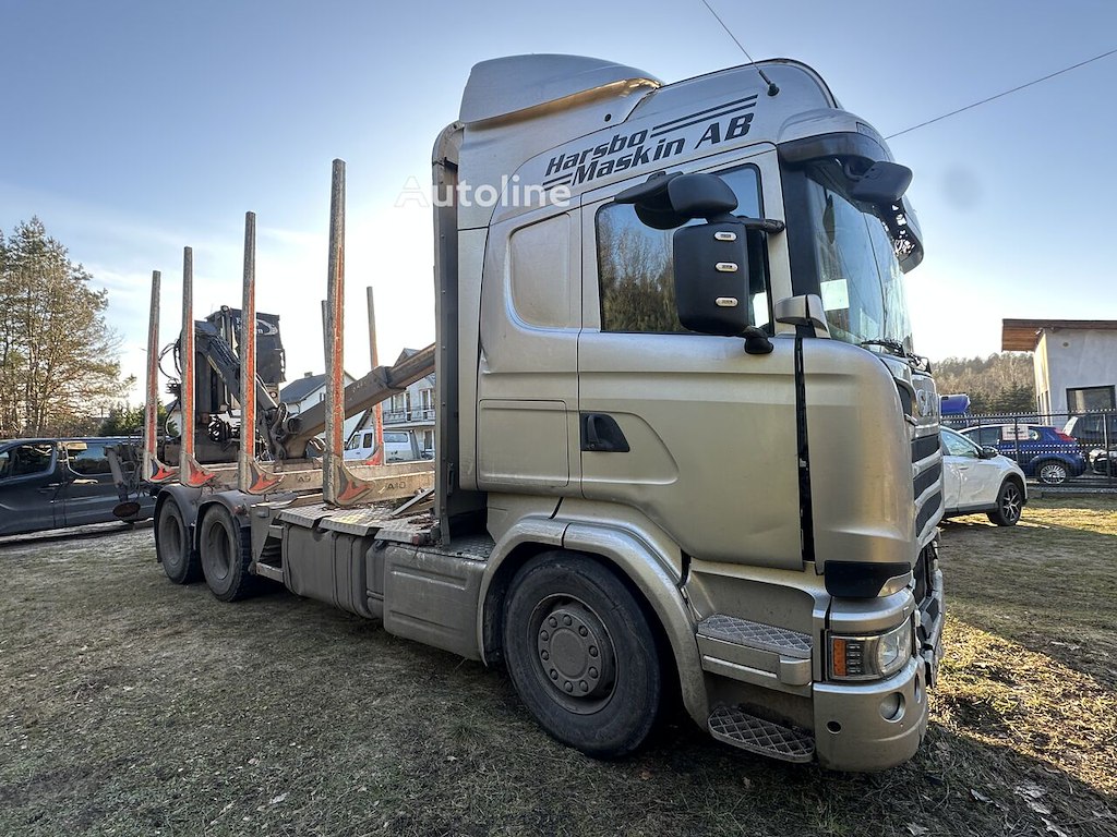 Scania R520 kamion za prevoz drva