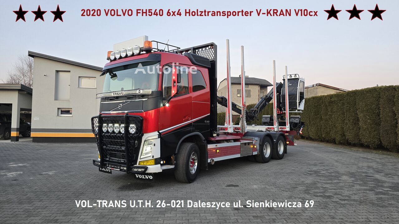 Volvo FH4 540 6x4 HolzTransporter V-KRAN V10cx kamion za prevoz drva