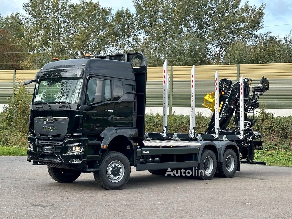 Novi MAN TGS 33.520 6X6 Euro6e  LogLift 165 Z kamion za prevoz drva