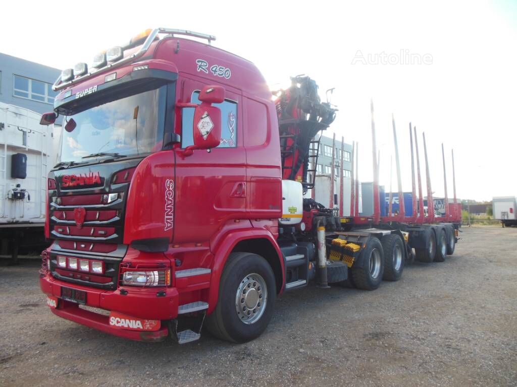 Scania R 450 kamion za prevoz drva