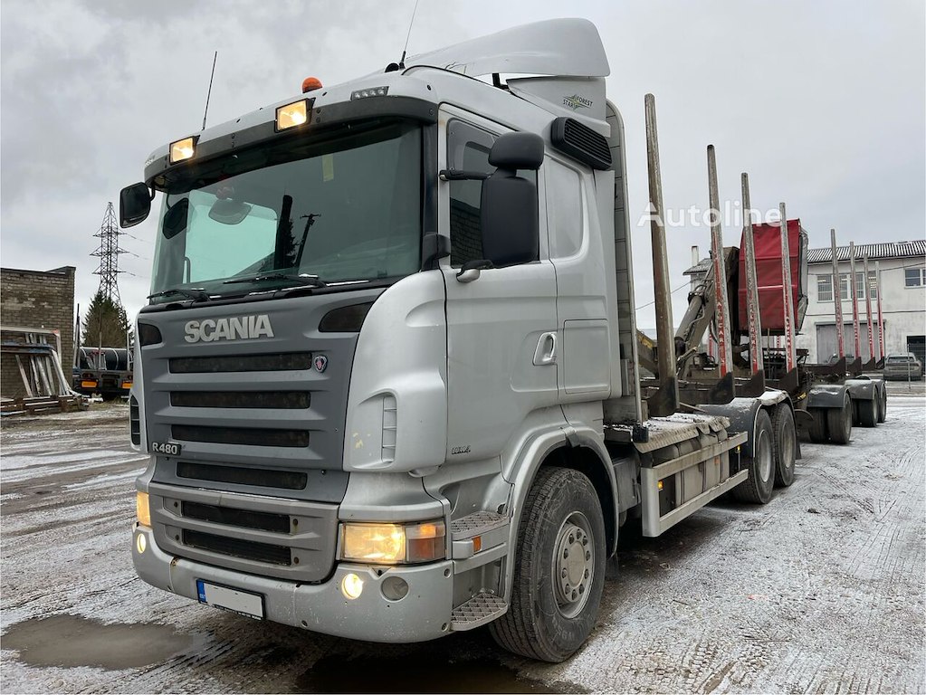 Scania R480 6x4 Loglift kamion za prevoz drva