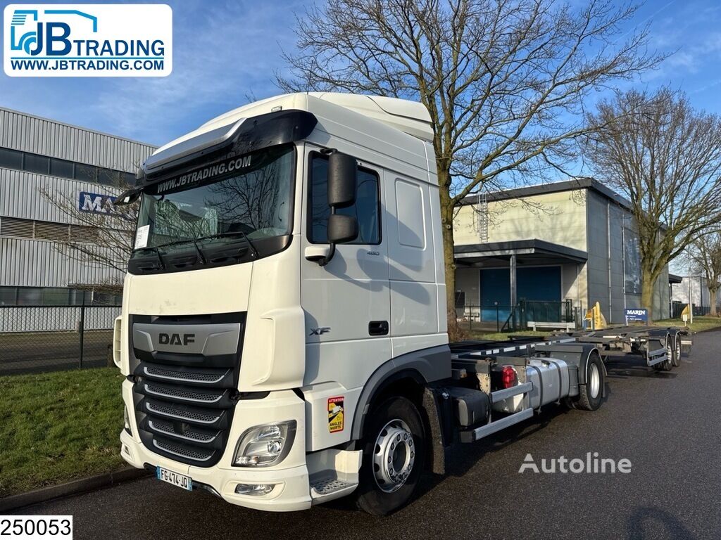 DAF XF 480 EURO 6, Retarder, Combi vozilo za prevoz kontejnera