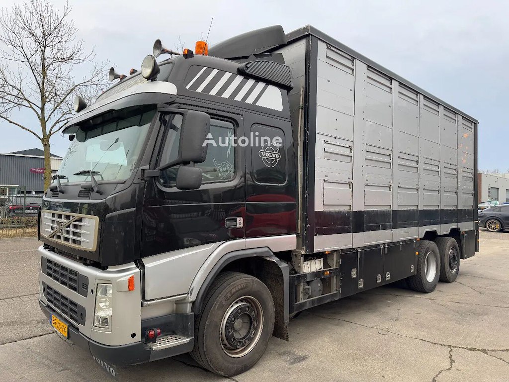 Volvo FM 400 6X2 - EURO 3 + 2 LAYERS + LIFT/STEERING AXLE kamion za prevoz stoke