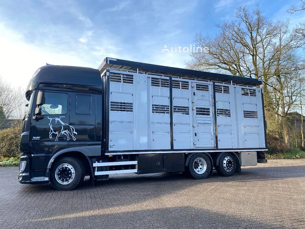 DAF XF 510 510 Super Space 6x2/4 Full air Livestock 2 stock kamion za prevoz stoke