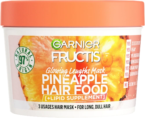 GARNIER FRUCTIS
HAIR FOOD maska za kosu - PINEAPPLE, 1 kom