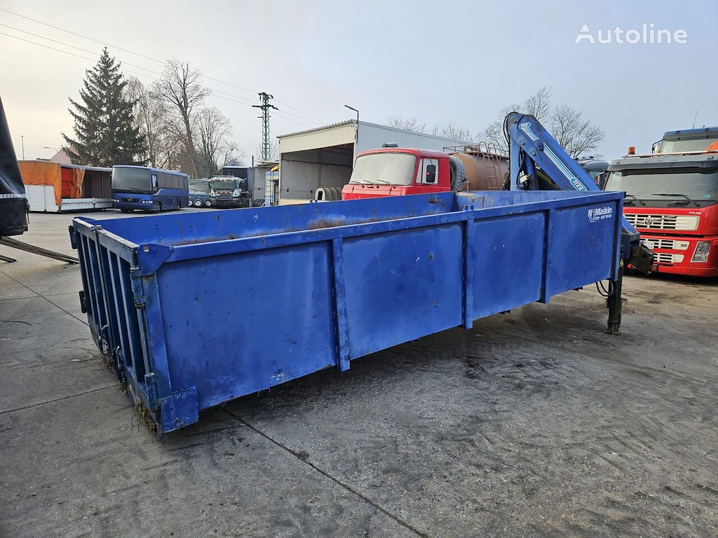 Hook container with crane multilift kontejner