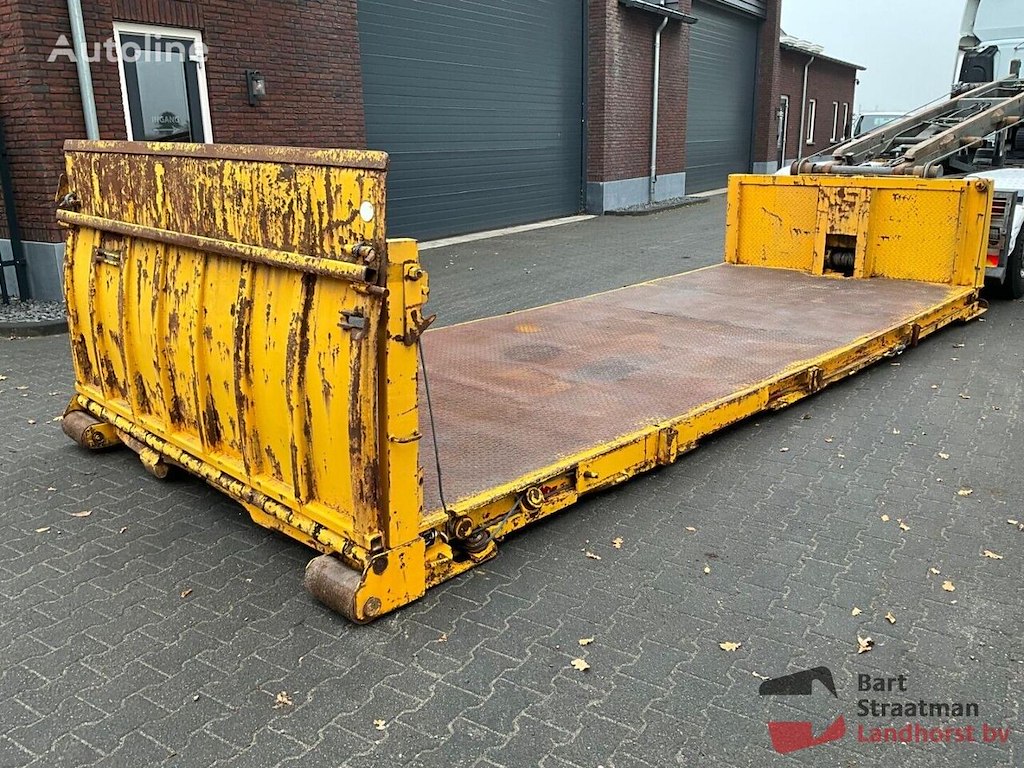 Container Kabelsysteem Flat Laadvloer 5.9 m met lier en laadkle multilift kontejner