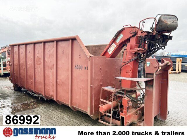 Andere Abrollcontainer mit Kran, HMF 1144 K1 TS, 21m³ multilift kontejner