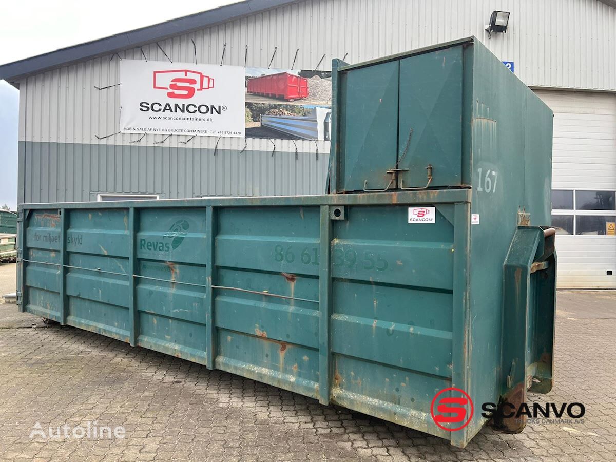 Miljø Art A/S 24m3 container - 6500 mm - Lukket frontrum multilift kontejner