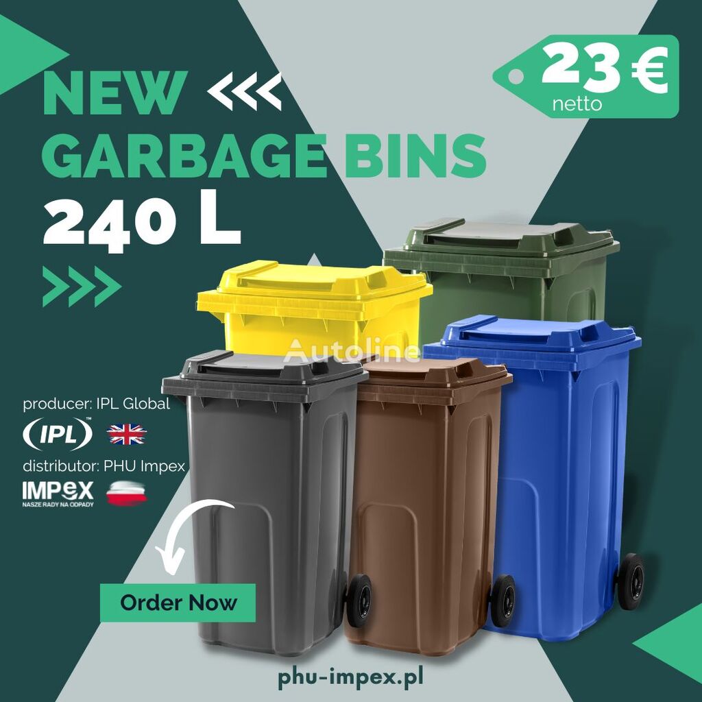 Novi Garbage bins 240 L - IPL kontejner za smeće