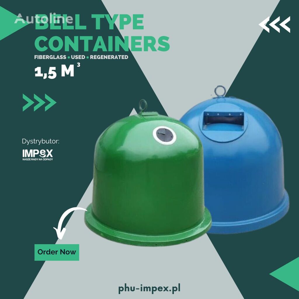 Containers - BELL TYPE 1,5m3 / 2,5m3 (fiberglass) kontejner za smeće