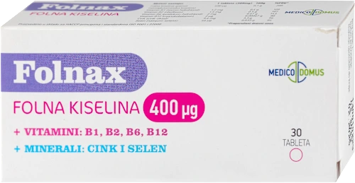 MEDICO DOMUSFolnax - FOLNA KISELINA, 30 kom