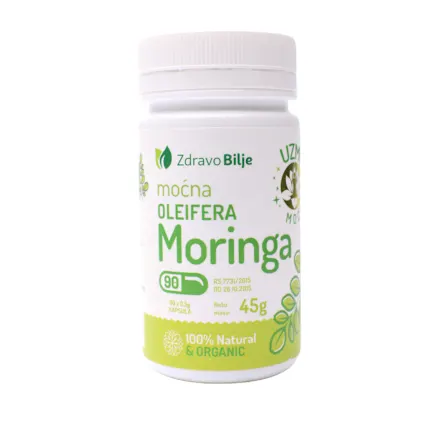 zdravo
Moćna OLEIFERA Moringa u kapsulama, 45 g
Dodatak ishrani