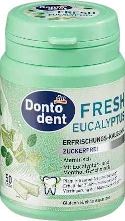 Dontodent
FRESH žvake - eucalyptus, 50 kom