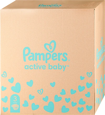 Pampers active baby
Pelene, veličina 3 (6-10 kg), 208 kom