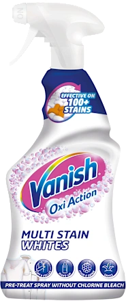 Vanish Oxi Action
Oxi Action WHITES - sprej za tretiranje fleka pre pranja za beli veš, 500 ml