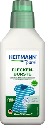 HEITMANN pure
pure sredstvo za uklanjanje fleka u obliku gela sa četkom za nanošenje, 250 ml