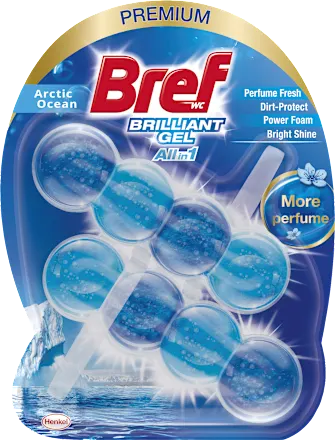 Bref
BRILLIANT GEL ALL in1 - WC osveživač, 84 g