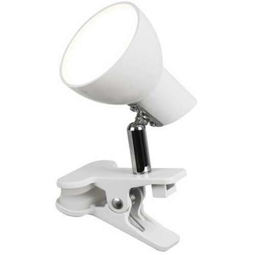 RABALUX Noah, clip lamp, bela, LED 5W