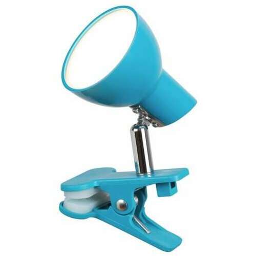 RABALUX Noah, clip lamp, blue, LED 5W