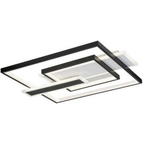 RABALUX Herkules, LED plafonjera, 50w, 4000k, crna/bela