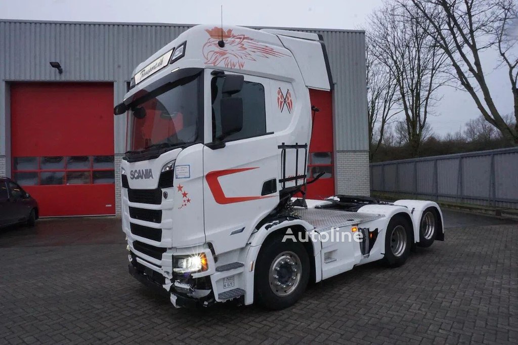 Scania S500 SUPER / ENGINE RUNNING / RETARDER / 295WB / HYDRAULICS / 6X tegljač nakon udesa