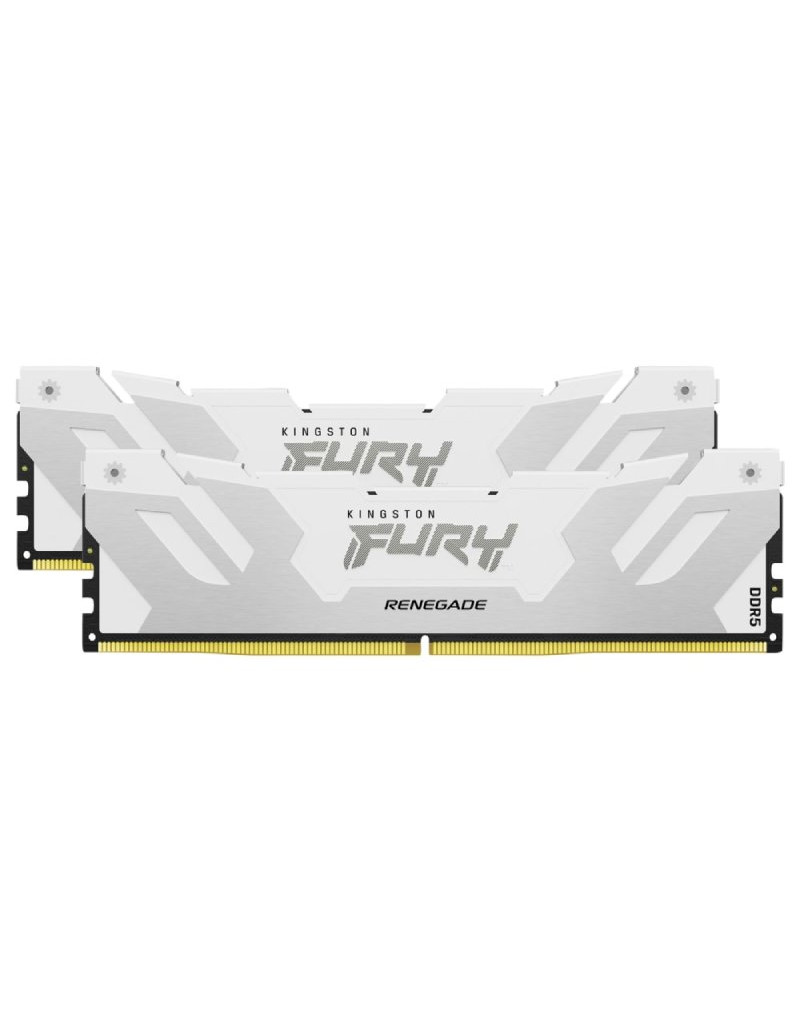 KINGSTON CUDIMM DDR5 48GB (2x24GB kit) 8400MT/s KF584CU40RWK2-48 FURY Renegade White XMP