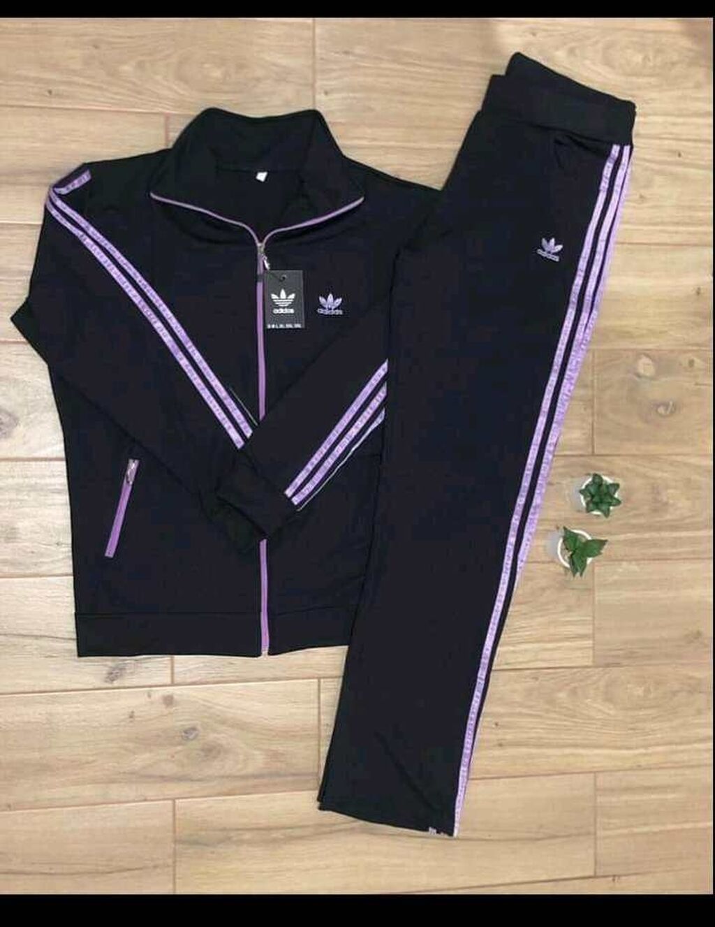 Adidas, 4XL (EU 48), Jednobojni, bоја - Crna