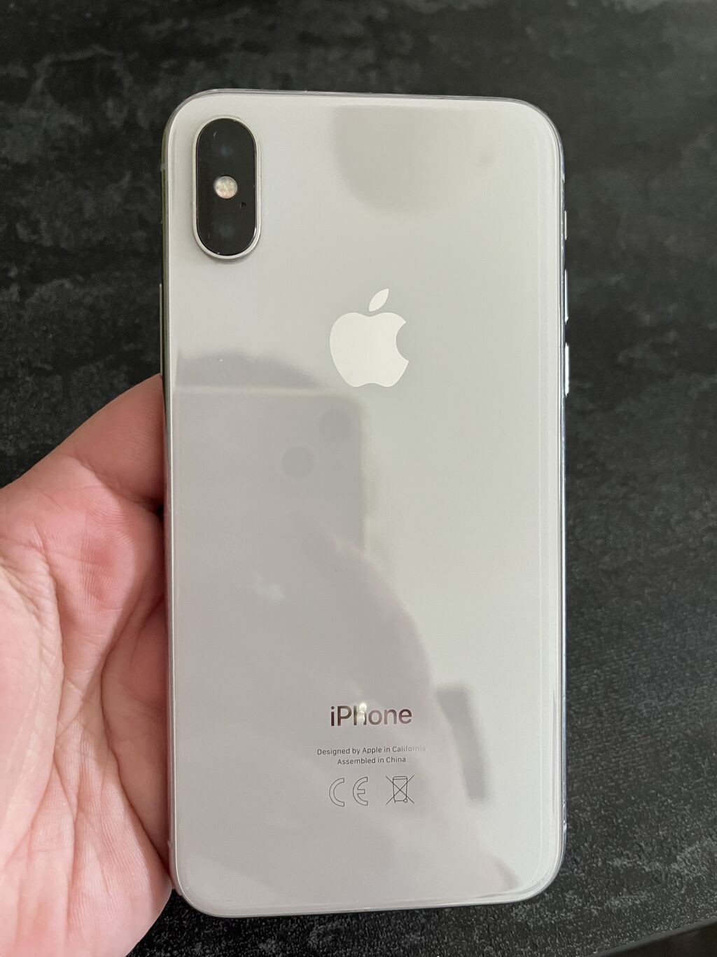 Apple iPhone iPhone X, 256 GB, White Titanium, Face ID