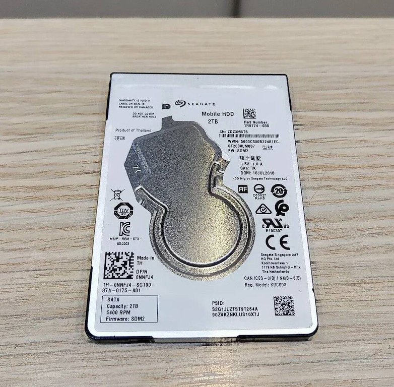 2.5" Seagate 2TB ST20000LM007 100/100%