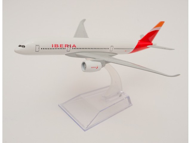 Airbus A350 Iberia model aviona METAL die cast