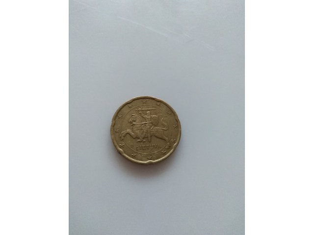 20 euro centi Litvanija, 2015.