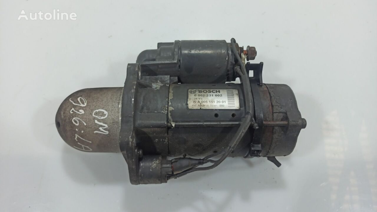 Mercedes-Benz 24V 4,0KW / OM904 Motor de Arranque A0051512001 starter za Mercedes-Benz kamiona