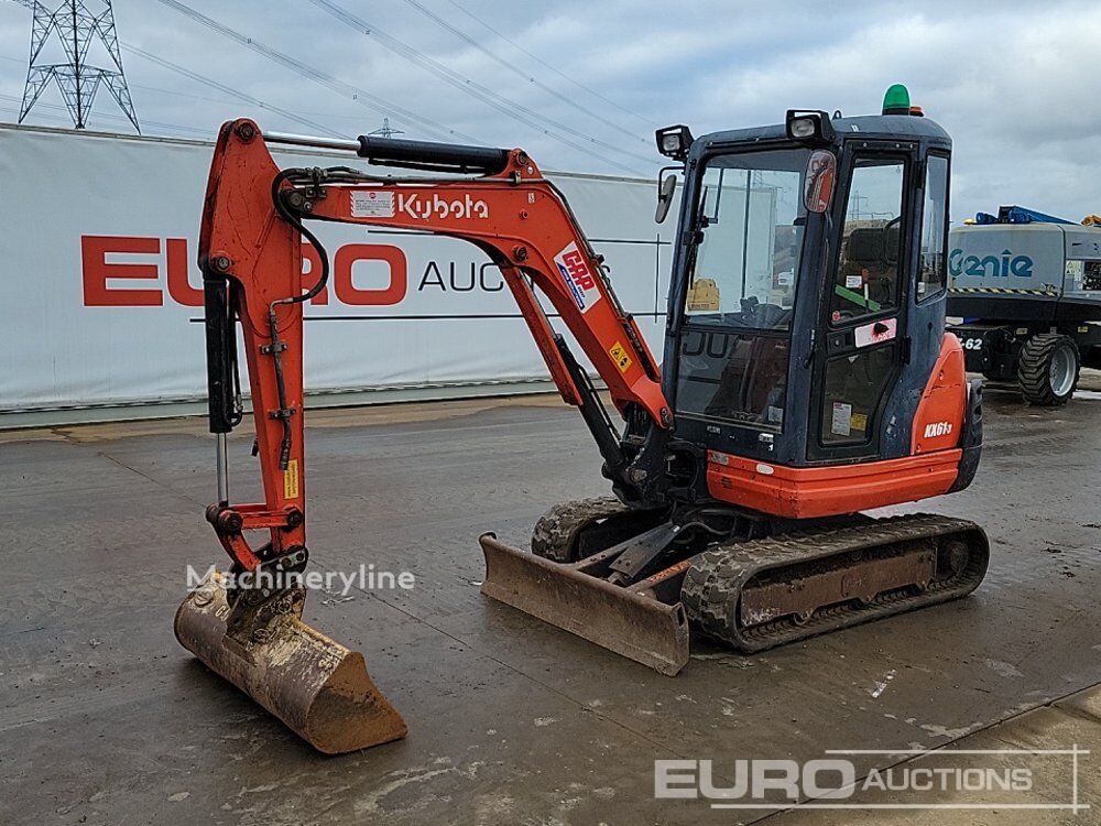 Prodaje se Kubota KX61-3 mini bager na aukciji