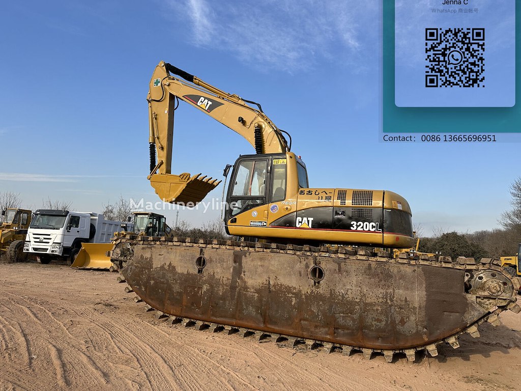 Caterpillar 320CL bager amfibija