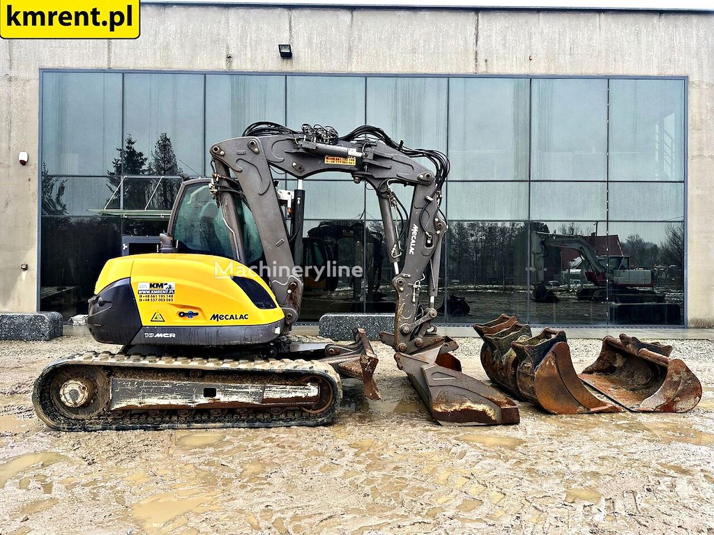 Mecalac 10 MCR KOPARKA GĄSIENICOWA 2015R. | JCB 8085 MECALAC 8 MCR bager guseničar