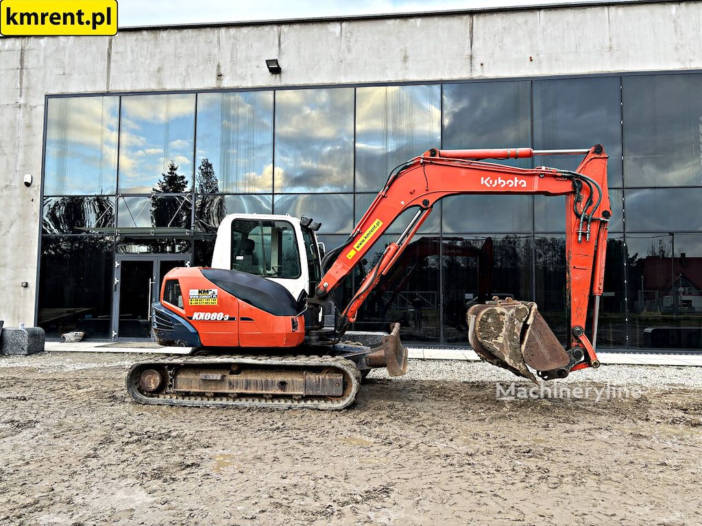 Kubota KX080-3 MIDI-KOPARKA 2011R. | JCB 8080 8085 KOMATSU 88 CAT 308 M mini bager