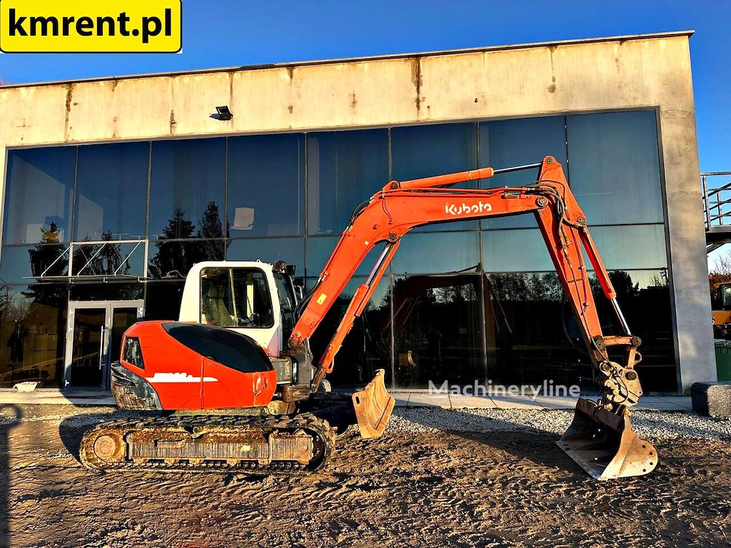 Kubota KX080-3 MIDI-KOPARKA 2008R. |JCB 8080 8085 KOMATSU 88 CAT 308 ME mini bager