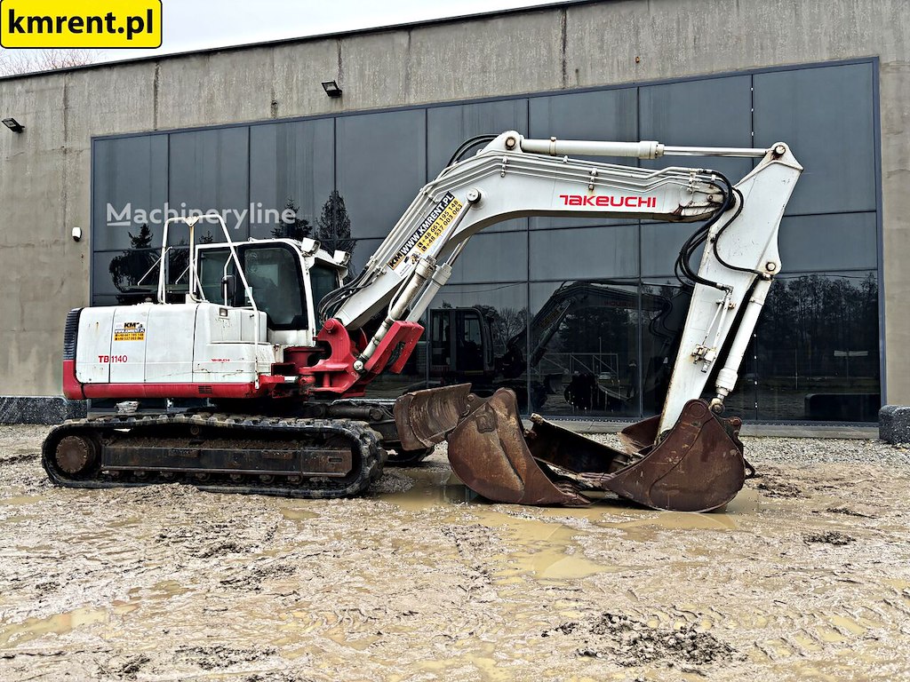 Takeuchi TB 1140 KOPARKA GĄSIENICOWA 2005R. | JCB JS 130 145 CAT 311 VOLV bager guseničar