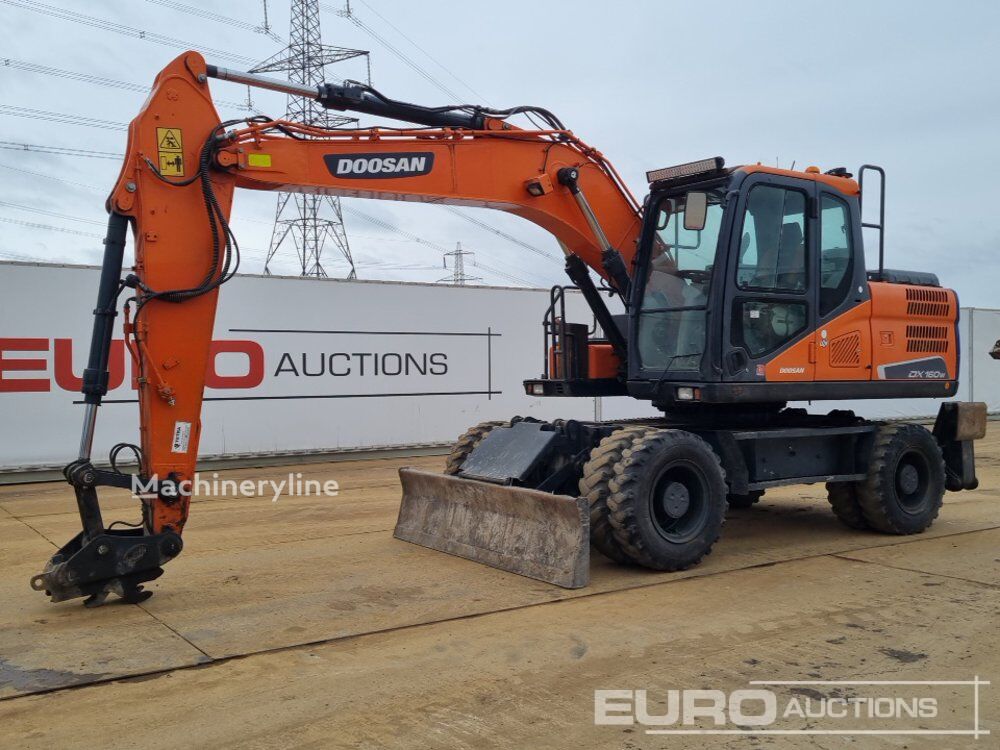 Prodaje se Doosan DX160W bager za pretovar na aukciji